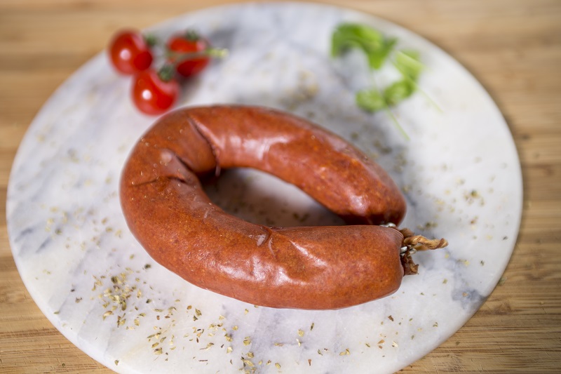 Diepgevroren vlees (op voorraad): Runderrookworst